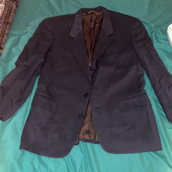 Dior | Suits & Blazers | Christian Dior Navy Blue Vintage Blazer Size ...